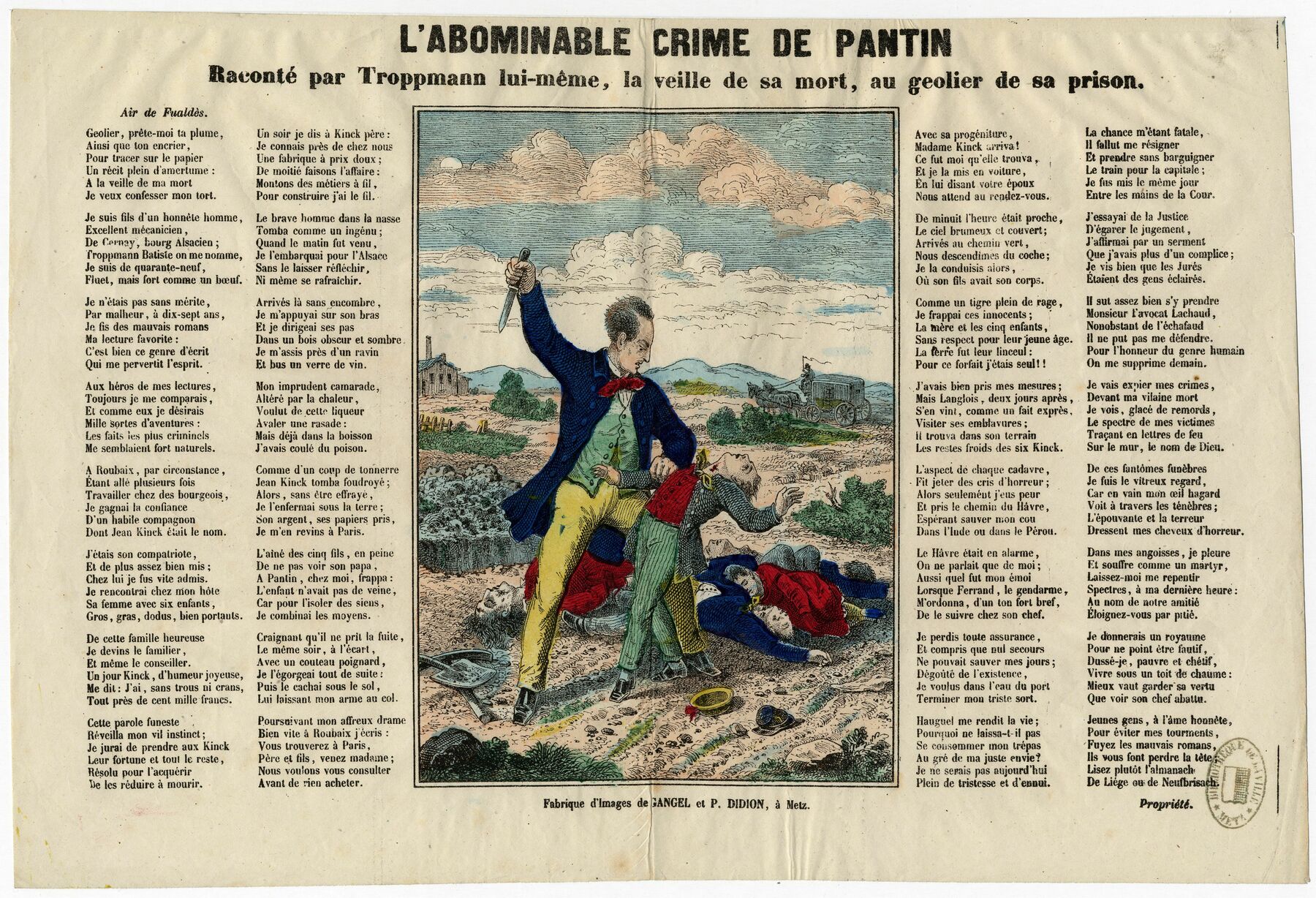 Limédia Galeries - Histoire - L’ Affaire Troppmann ou le massacre de Pantin